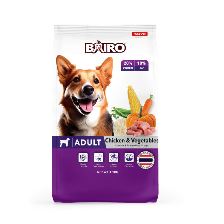 Bairo Dog Food - Chicken and Veg - Adult – PetsNPets Store