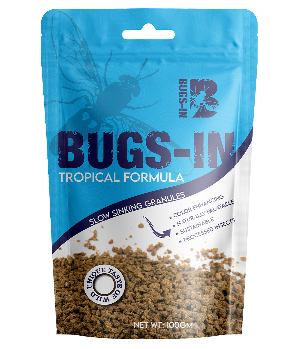 BUGS-IN Fish Food Pouch - 100gm – PetsNPets Store