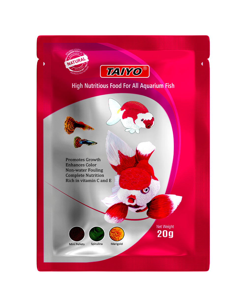 Taiyo - Pink Pouch Fish Food – PetsNPets Store